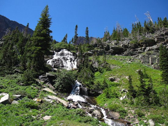 Altyn Peak and Apikuni Mountain
